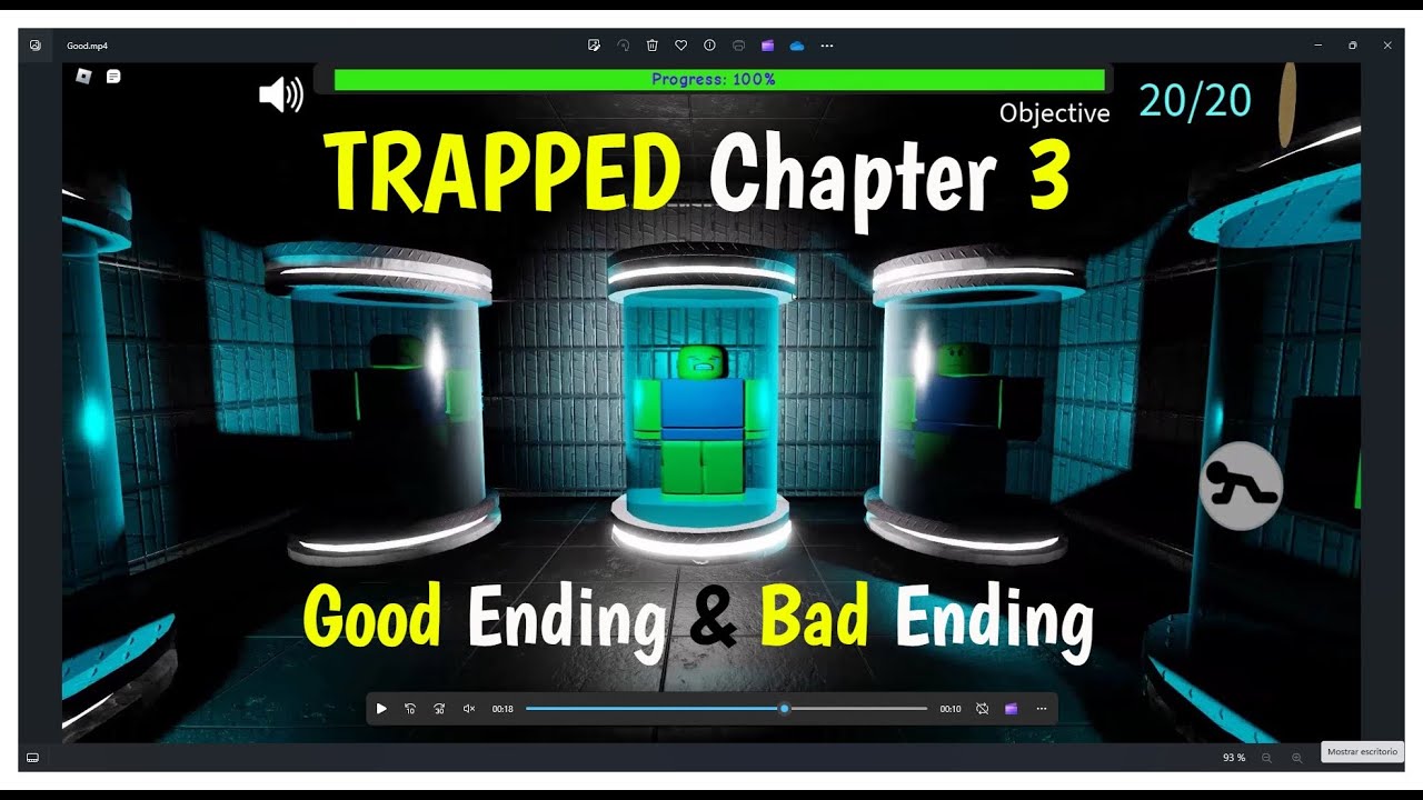 Roblox TRAPPED CHAPTER 3 Full Walkthrough [ GOOD Ending & BAD Ending ...