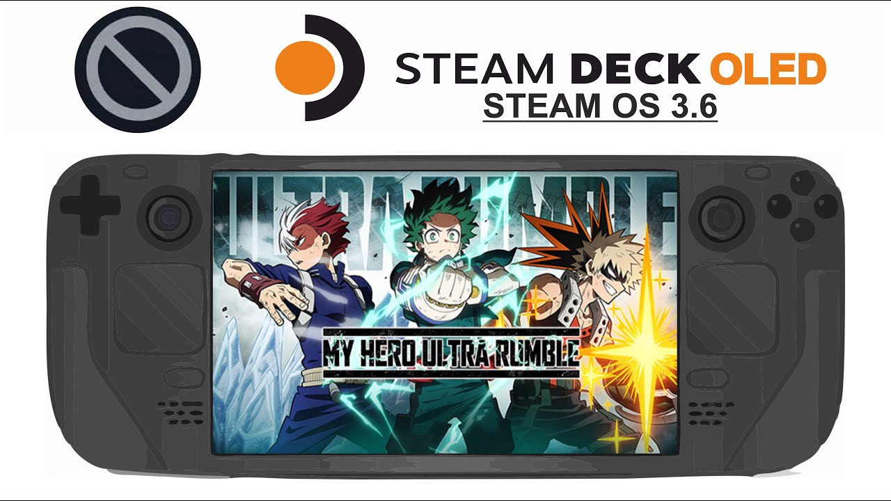 My Hero Ultra Rumble on Steam Deck OLED with Steam OS 3.6 - YouTube
