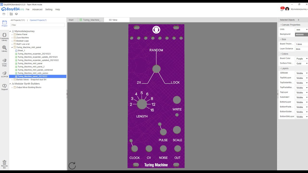 Creating front panels in EasyEDA - YouTube