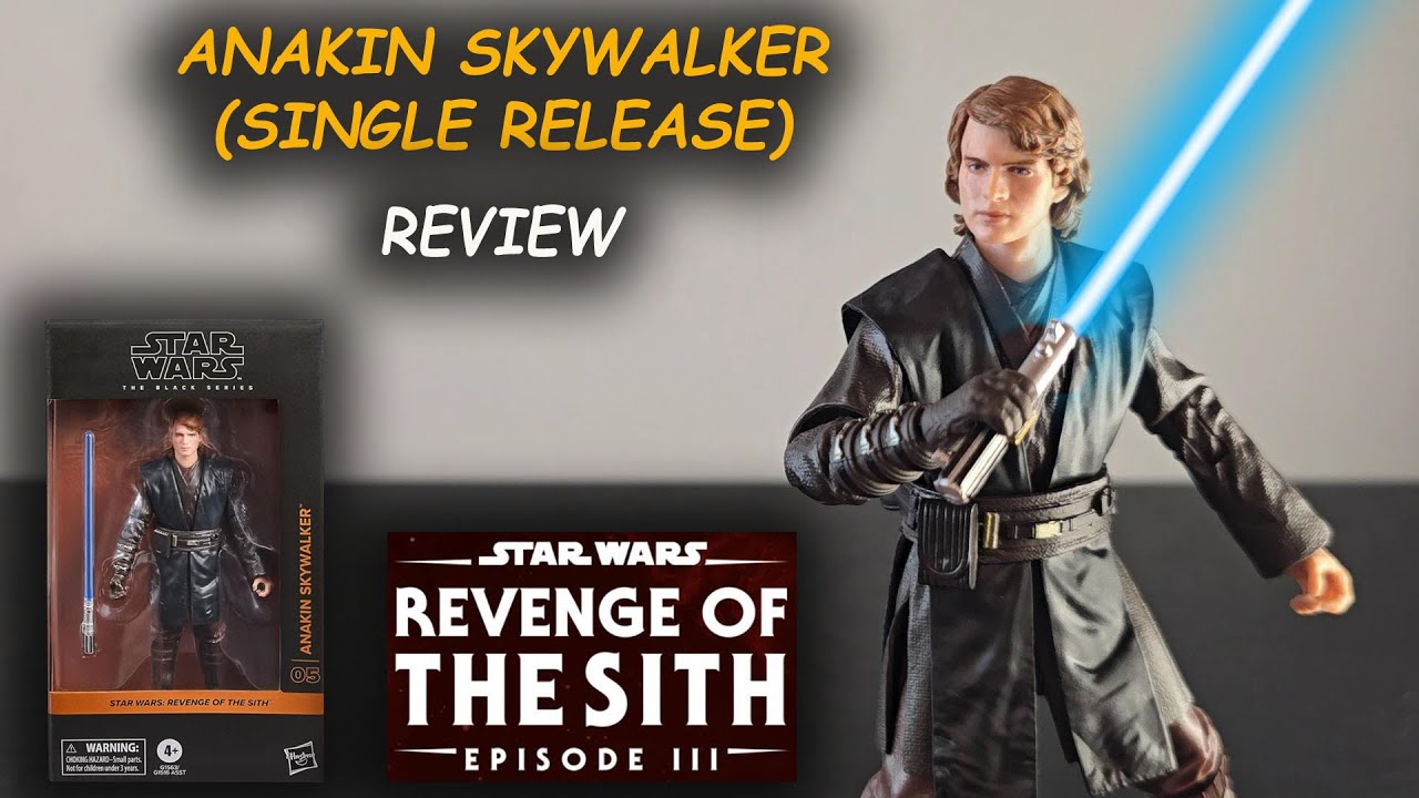 Anakin Skywalker (Single Release) Star Wars Black Series - REVIEW - YouTube