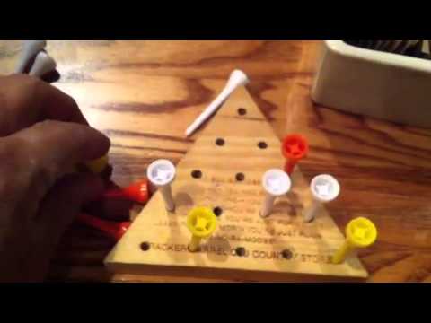 Cracker Barrel peg game - YouTube