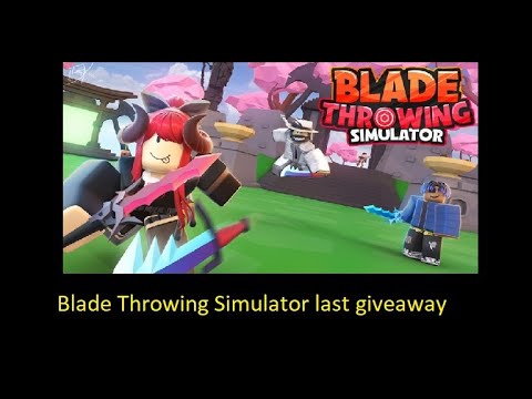 Blade Throwing Simulator Giveaway - YouTube