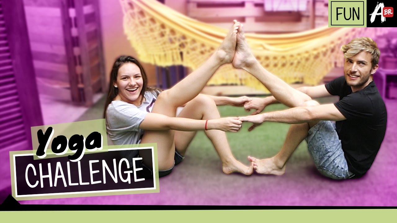 YOGA CHALLENGE | DESAFIO DA YOGA COM BECCA E MAICON #Fun - YouTube
