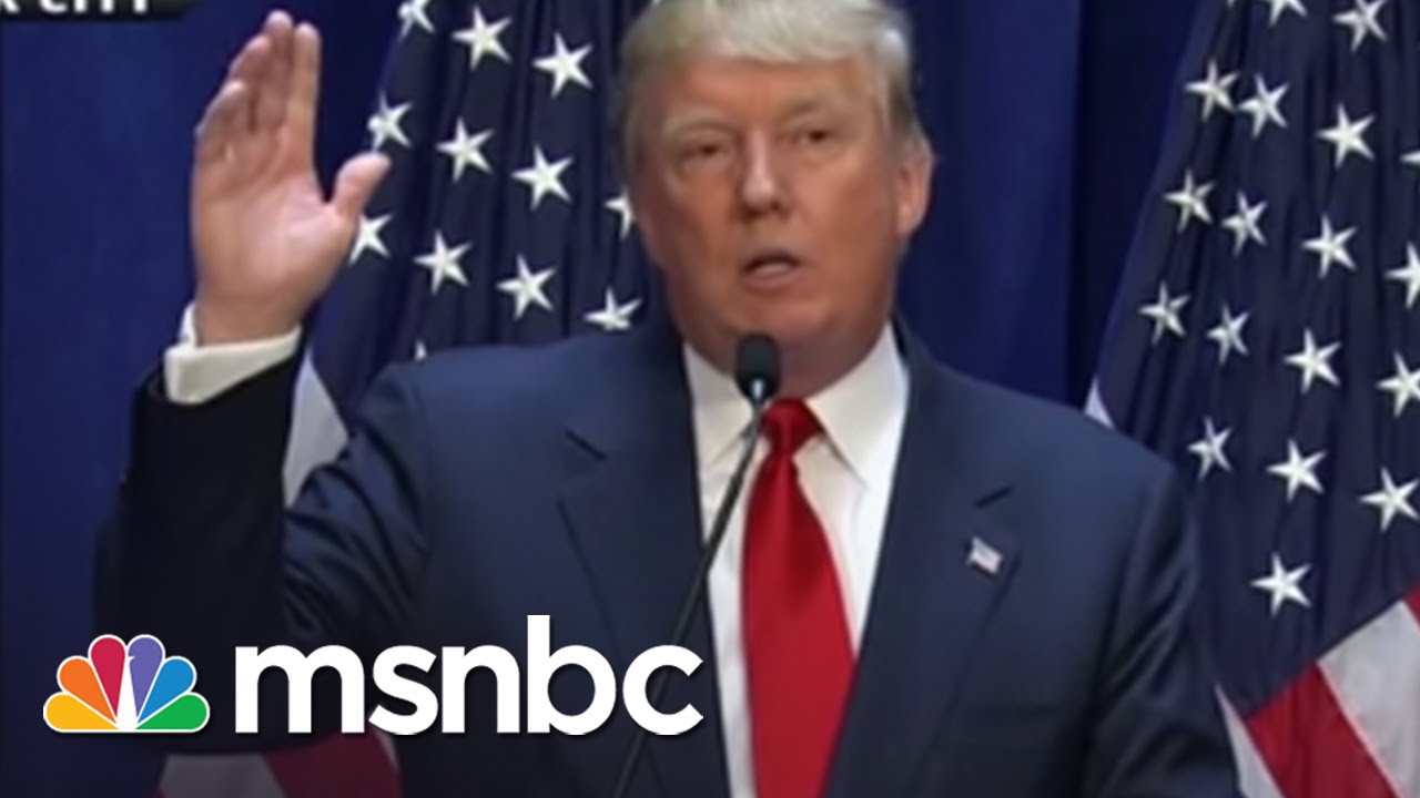 Donald Trump Announces Presidential Bid | msnbc - YouTube