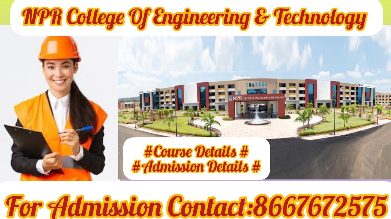 NPR College Of Engineering and Technology Full Review In Tamil Course ...