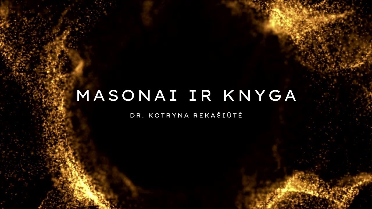 Masonai ir knyga - YouTube