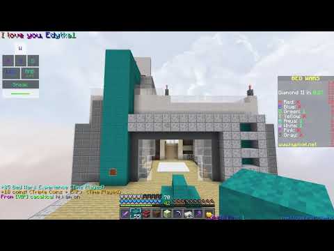BEDWARS WITH A GIANT GUI » Hypixel Bedwars Gameplay - YouTube