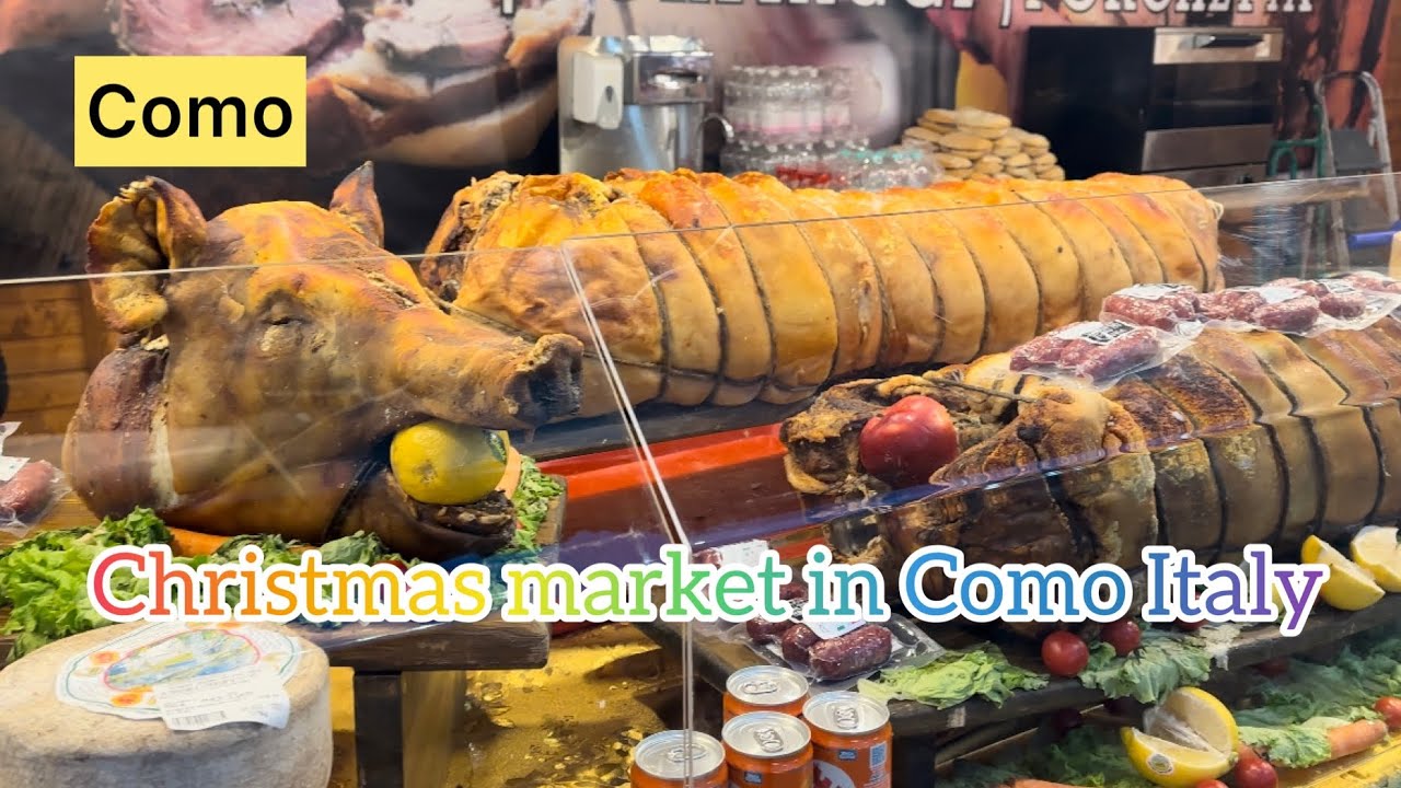 Christmas 🎄market in Como Italy 🇮🇹 - YouTube