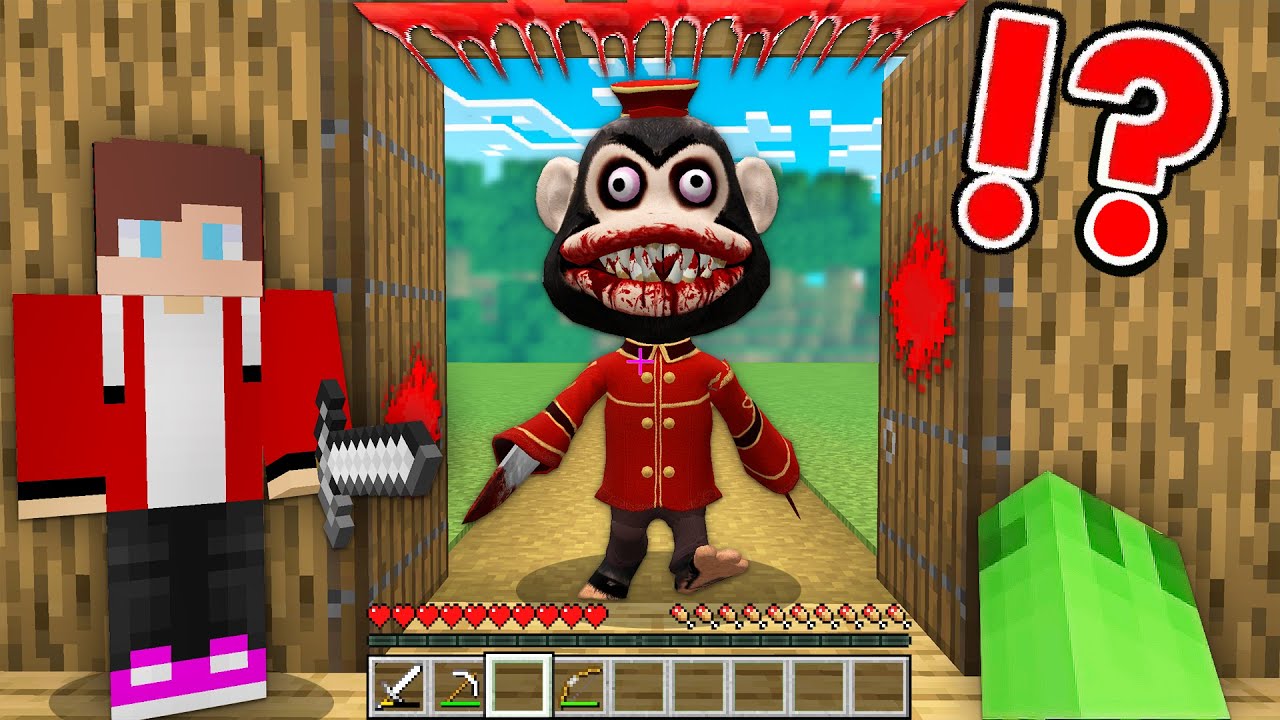 SCARY FNAF MONKEY vs JJ and Mikey in Minecraft Challenge - Maizen JJ ...