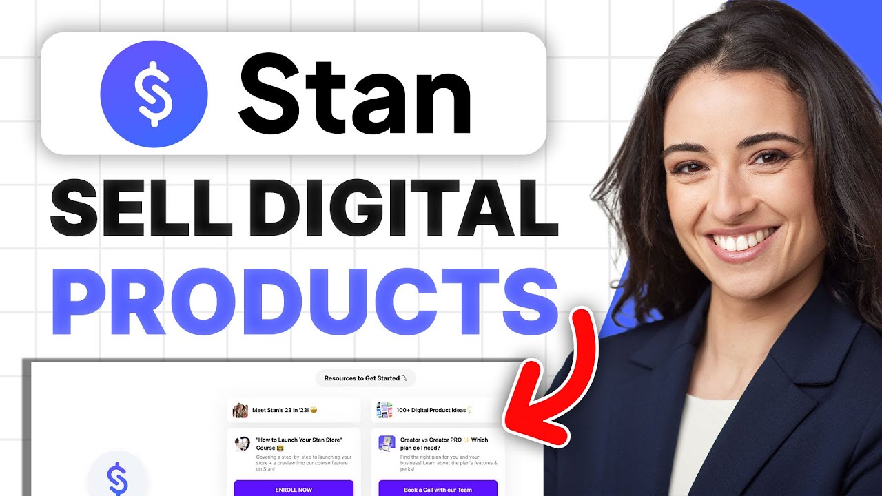 How To Sell Digital Products on Stan Store (Stan Store Tutorial 2025 ...