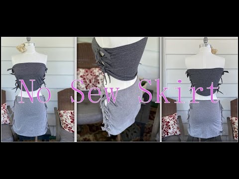 No Sew Skirt DIY