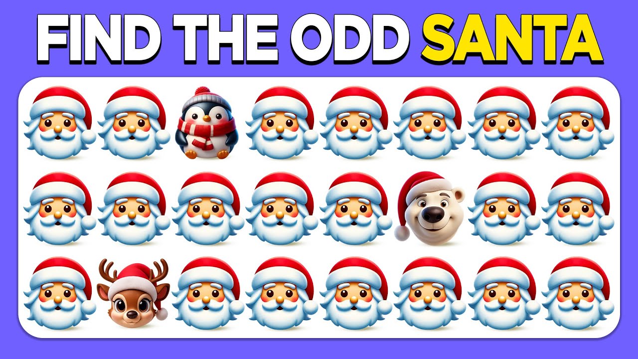 Find the ODD One Out - Christmas Edition 2025🎅🎁⛄️ | 40 Levels Quiz ...