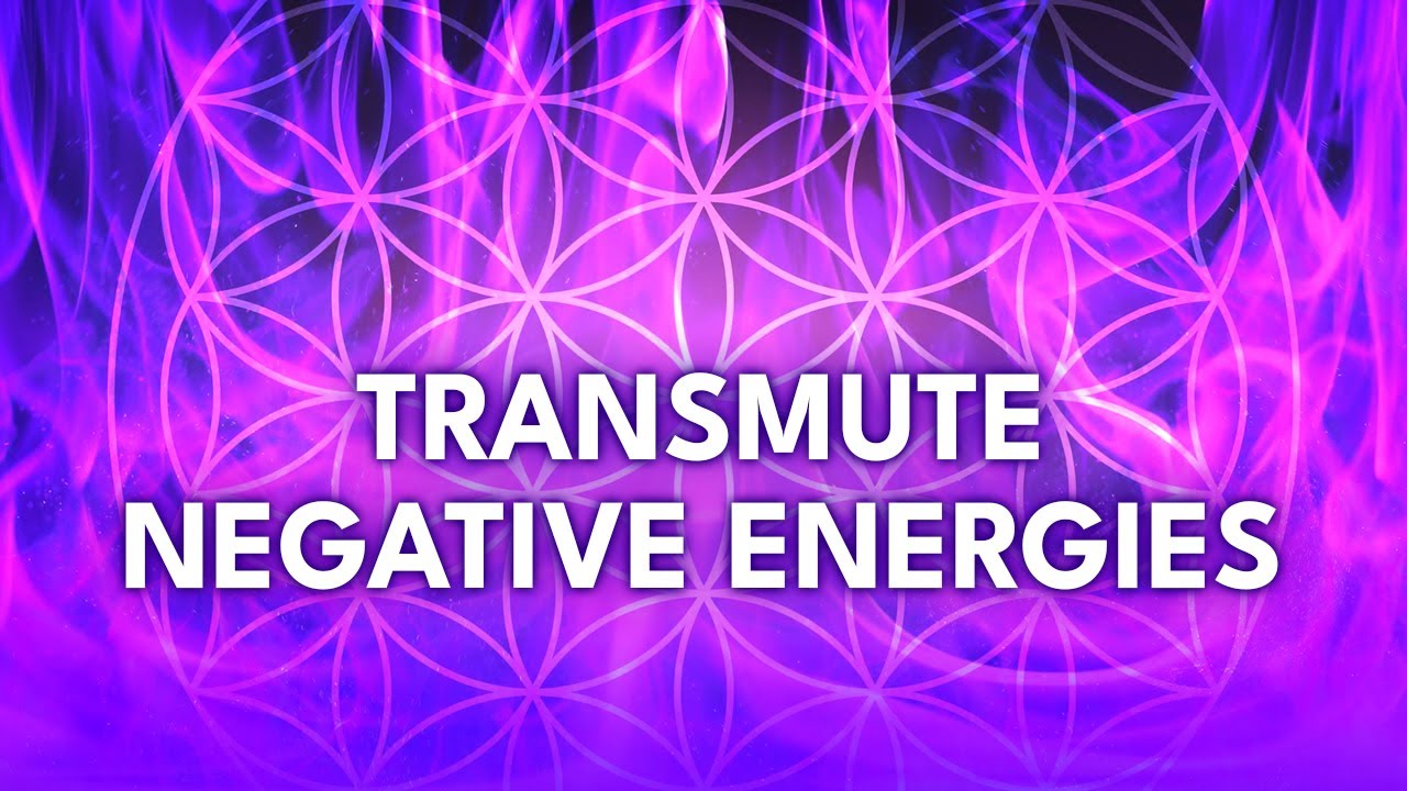 VIOLET FLAME Group Meditation - Transmute Negative Energies to Positive! - YouTube