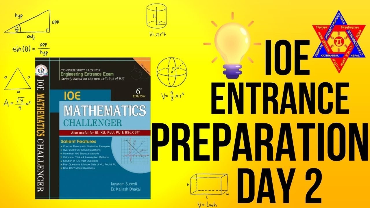 IOE ENTRANCE PREPARATION DAY 2 | IOE HELPER | MATHEMATICS - YouTube