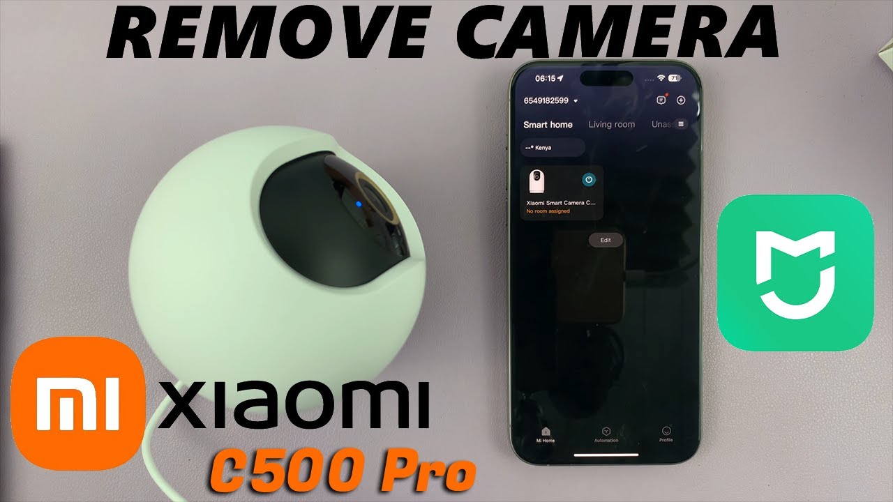 How To Remove Xiaomi Smart Camera C500 Pro From Mi Home App - YouTube