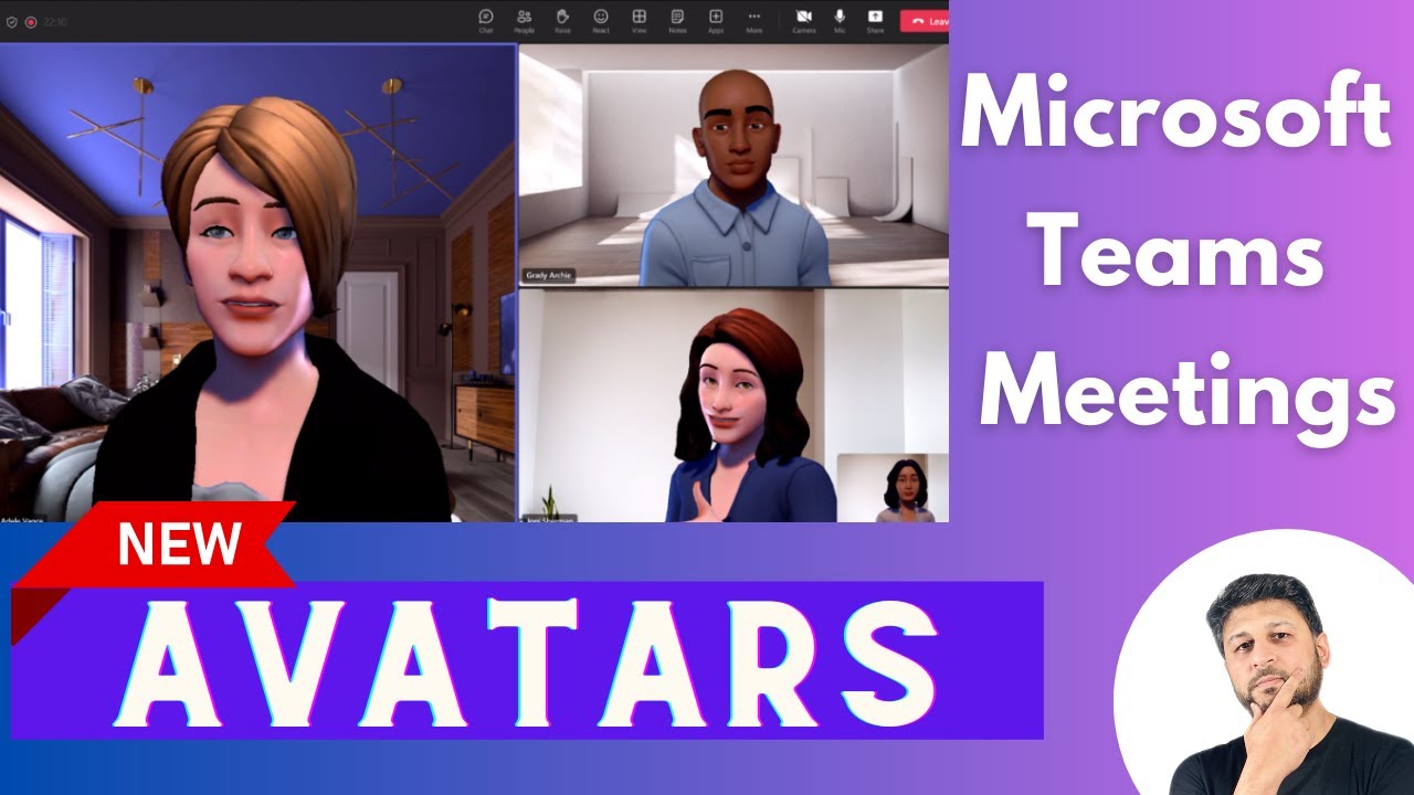 Avatars in Microsoft Teams Meetings - YouTube