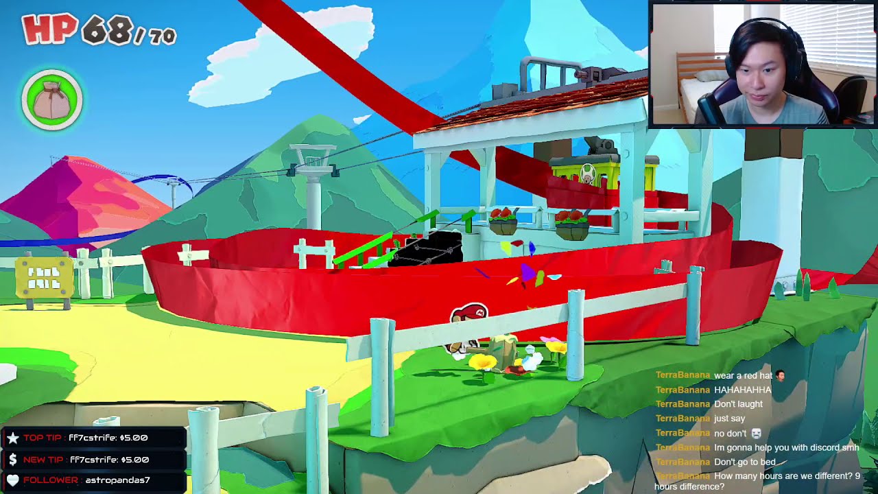 Paper Mario: The Origami King Playthrough - Overlook Tower, Colored ...