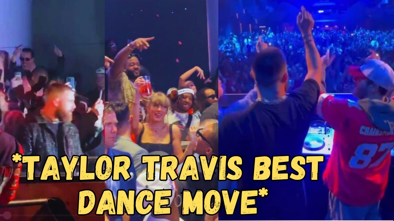 OMG!!!Travis Kelce Wild Dance Moves with Taylor Swift at Chiefs Super ...