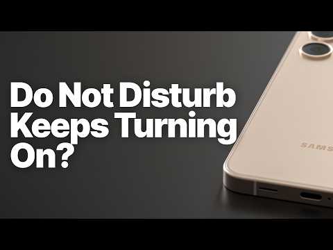 Android Do Not Disturb Keeps Turning On by Itself? Here's How to Fix It