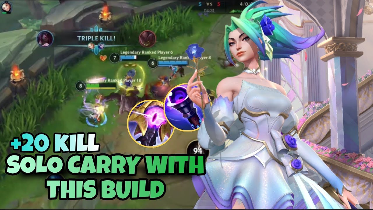 WILD RIFT AKALI : S+ INSANE SOLO CARRY | WILD RIFT AKALI BUILD & RUNES ...