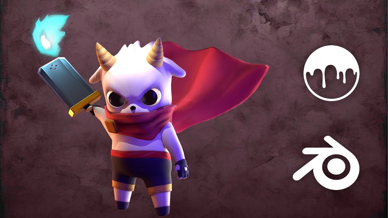 Blender 3D modeling - Stylized character - YouTube
