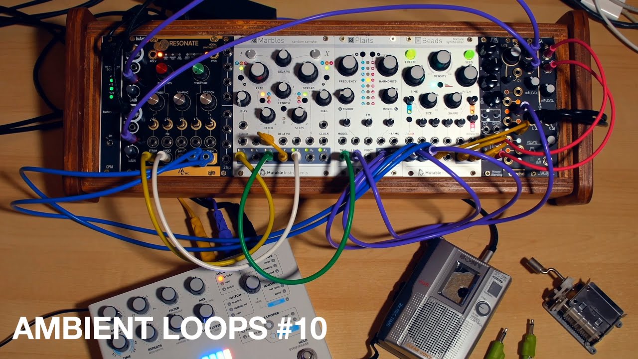 Ambient loops #10 ∞ Eurorack (Resonate, Marbles, Plaits, Beads, Øchd ...