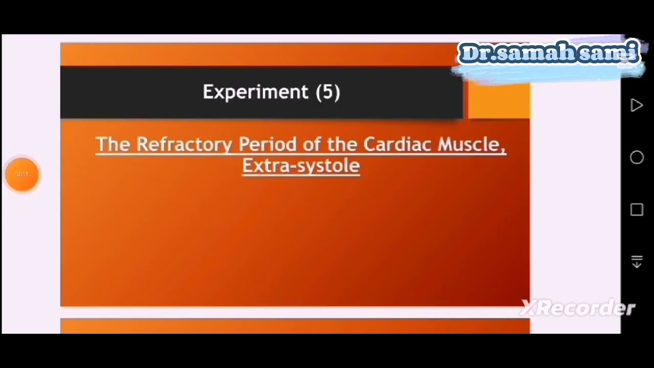 C.V.S of frog & blood pressure determination - YouTube