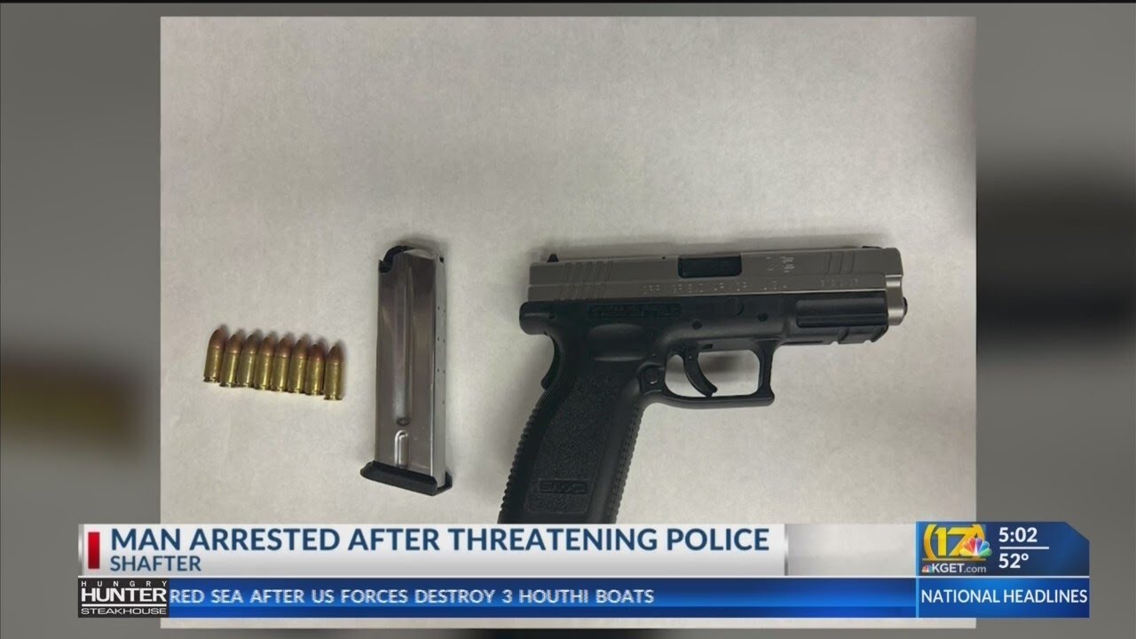 Man threatened, assaulted Shafter officers: police - YouTube