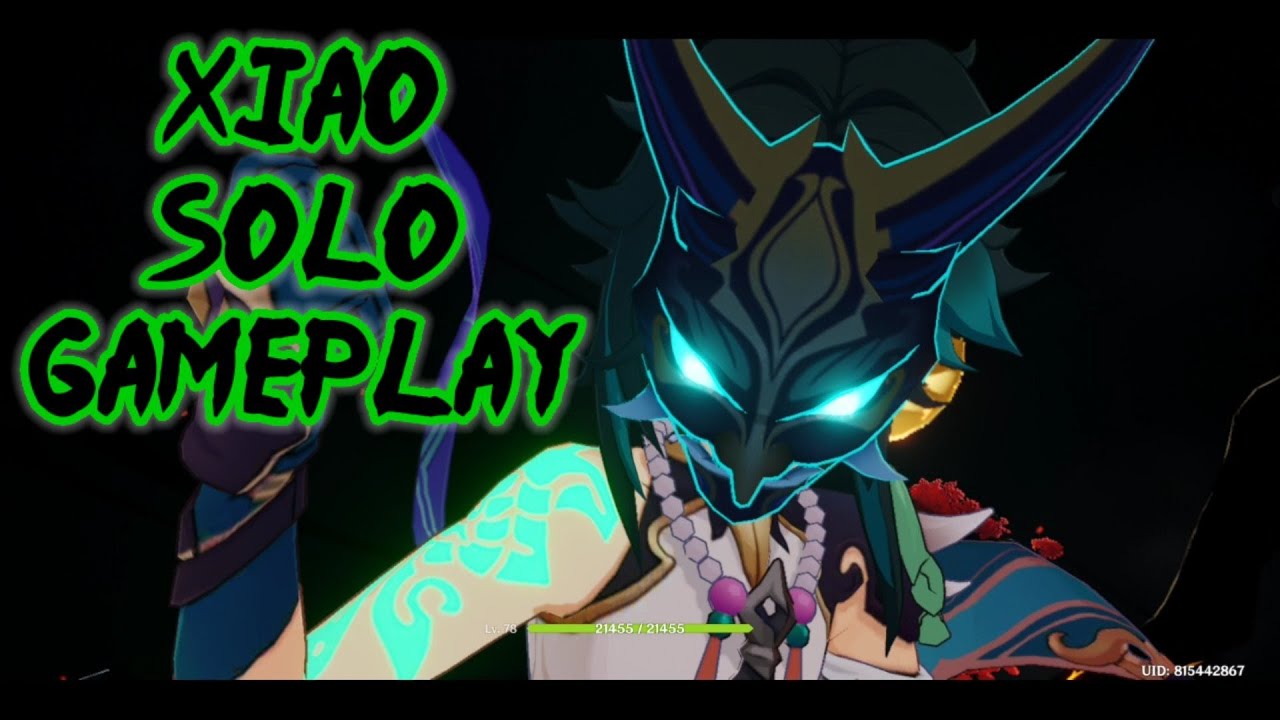 Genshin Impact Mobile : Xiao Bane of All Evil Solo Gameplay - YouTube