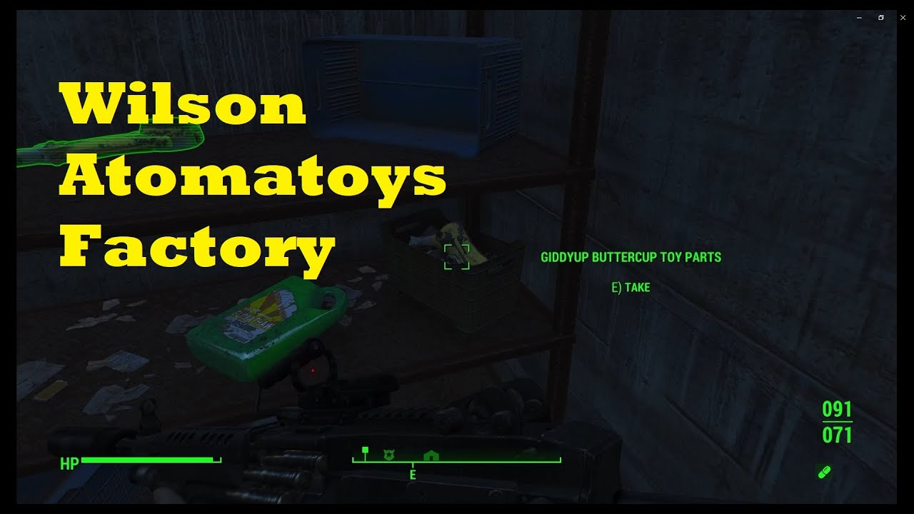 Fallout 4 Play Thru Part 121 Wilson Atomatoys Factory - YouTube