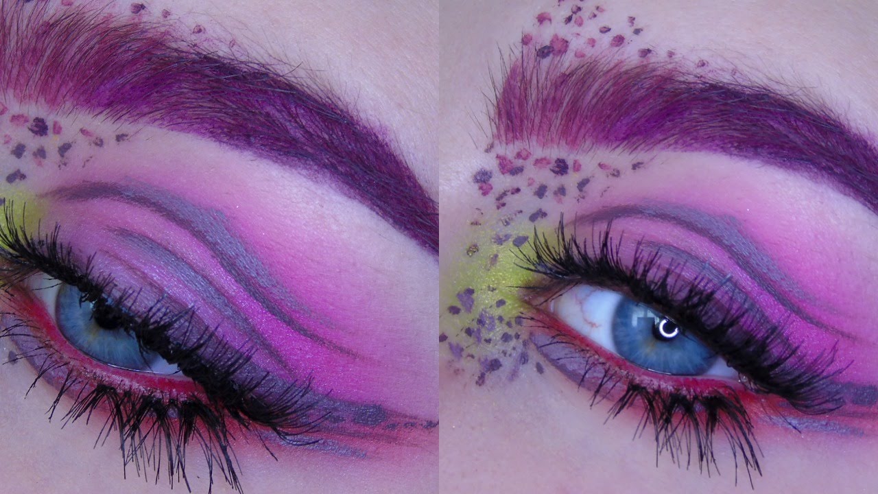 ABSTRACT EYE MAKEUP LOOK - YouTube