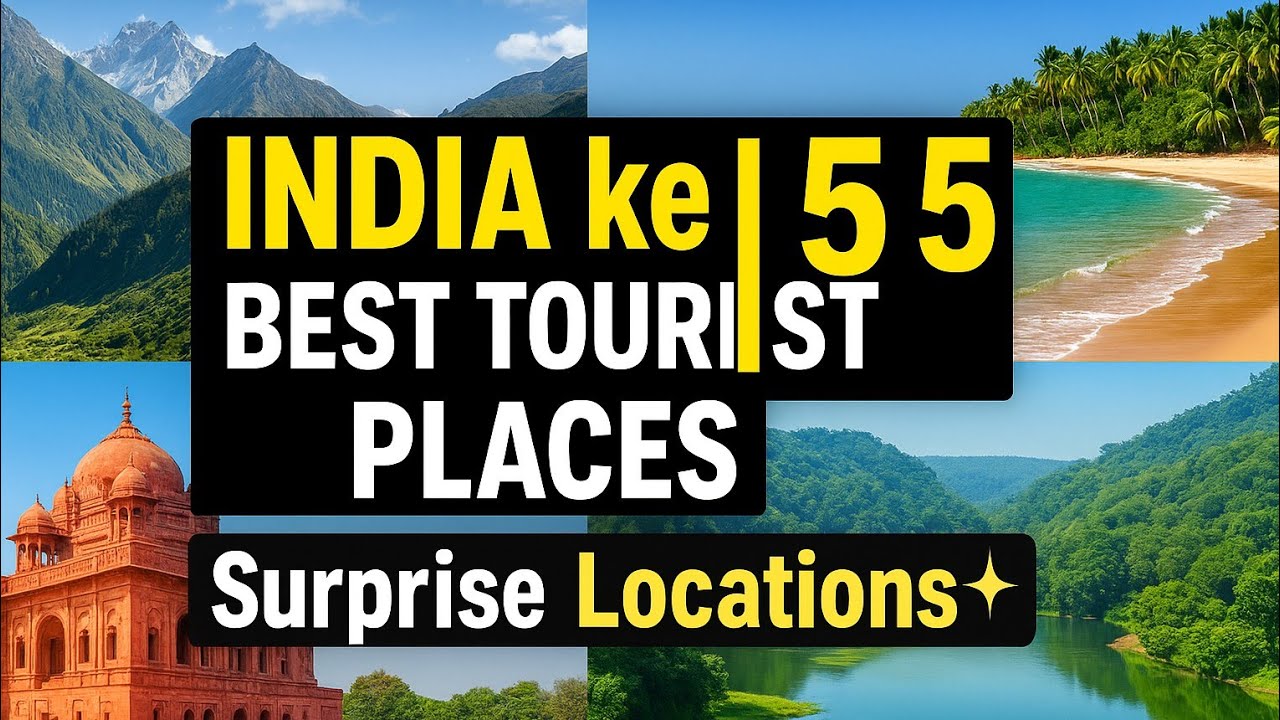 🇮🇳 India ke 5 Best Tourist Places | भारत के टॉप 5 घूमने लायक जगहें|# ...