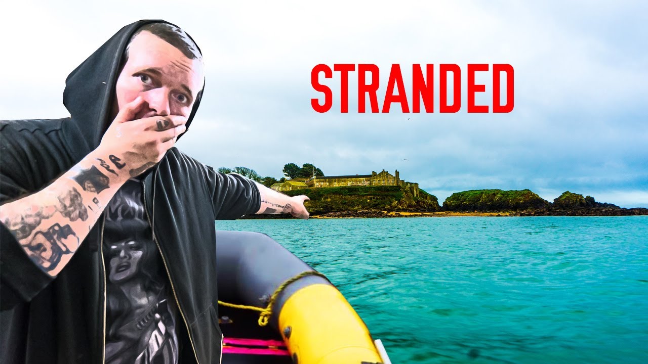 WE NEED HELP! STRANDED In The OCEAN On A HAUNTED Island - YouTube