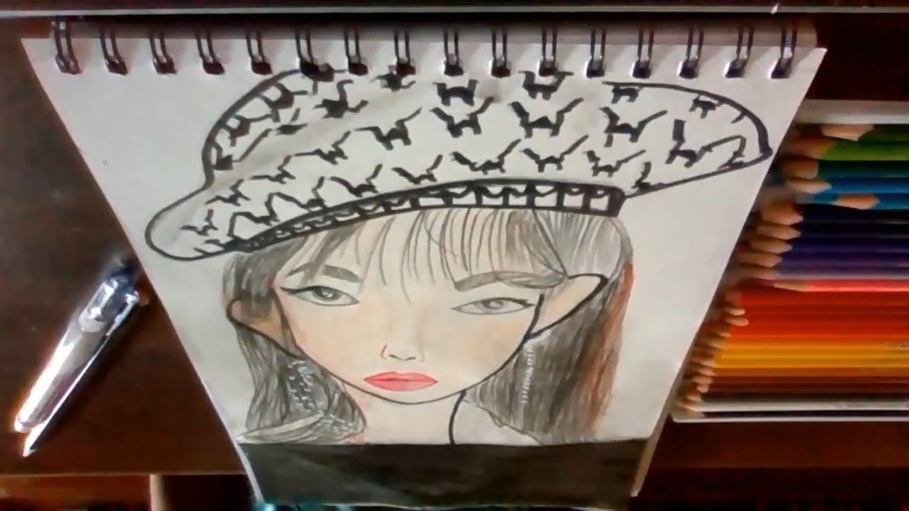 Portrait of BlackPink Jennie | Easy portrait step by step for Beginners ...