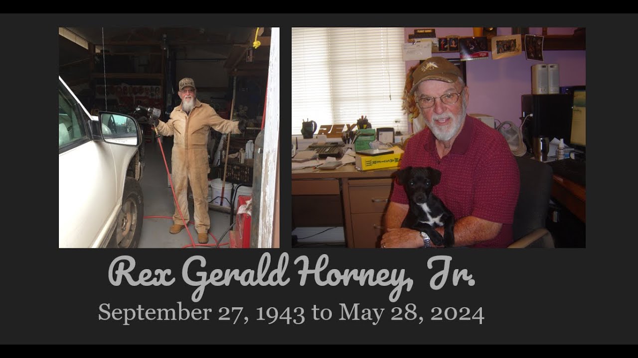 Rex Gerald Horney Jr Memorial Slideshow - YouTube