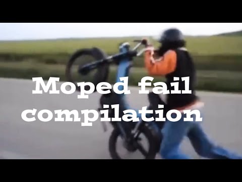 Moped fail compilation - YouTube