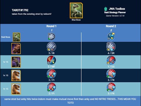 2 blue raid boss raid using gold anky and edmond - YouTube