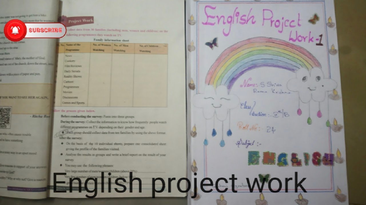 English project work|9th class| little Bobby|unit 1|S.Srkrishna ...
