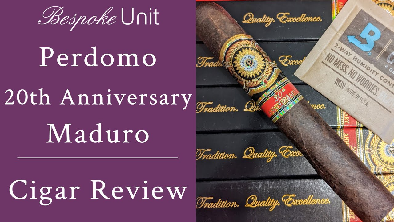 Perdomo 20th Anniversary Maduro Cigar Review - YouTube