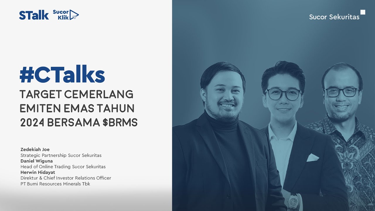 CTalks : Target Cemerlang Emiten Emas Tahun 2024 Bersama $BRMS - YouTube