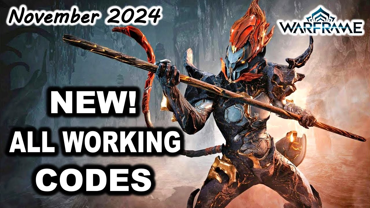 *NEW* All Working WARFRAME Codes in NOVEMBER 2024 - Warframe Codes ...