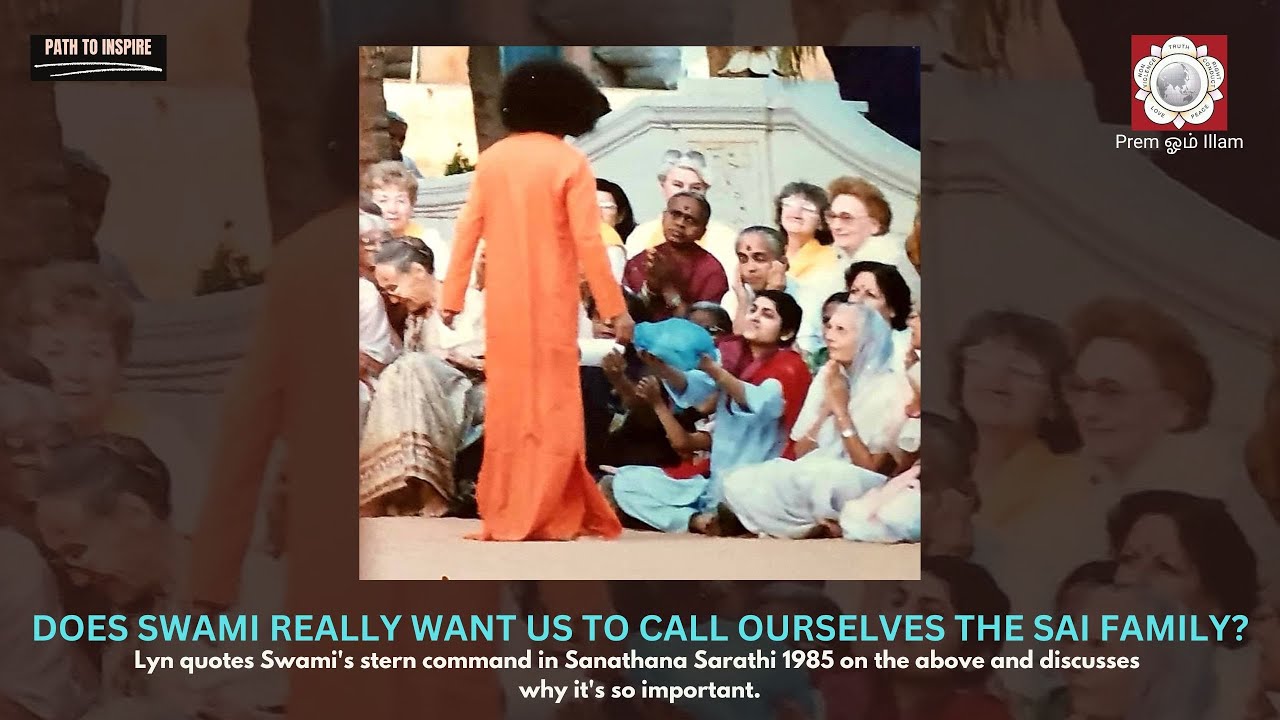 Sathya Sai Baba - DOES SWAMI REALLY WANT US TO CALL OURSELVES THE SAI ...