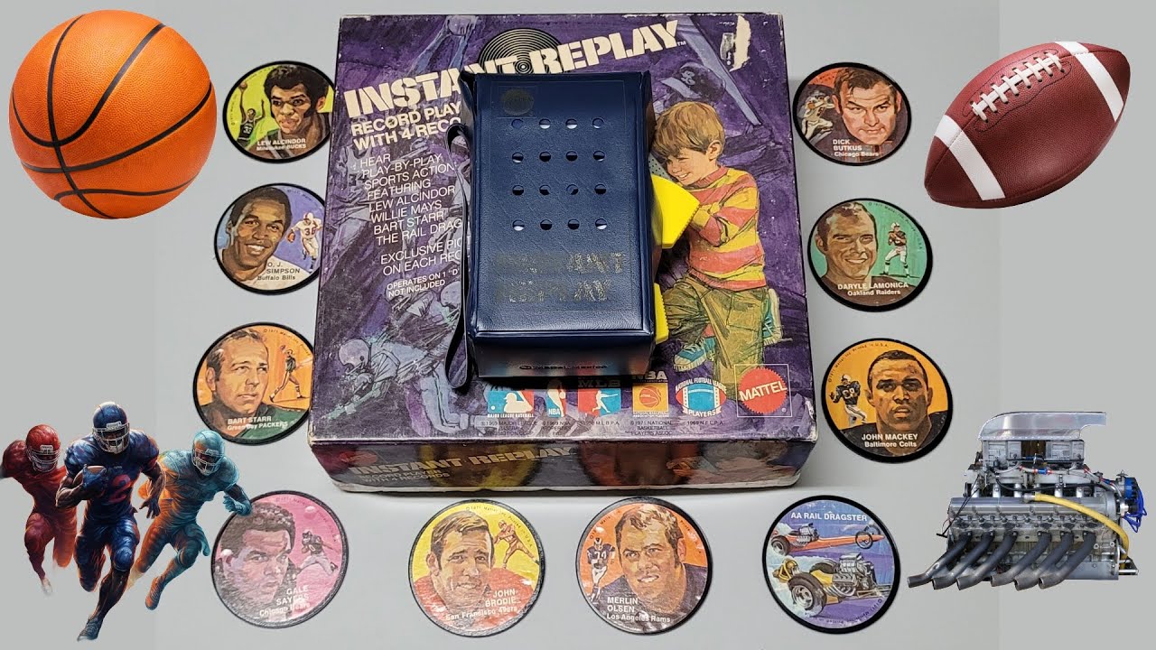 (1970) Mattel Instant Replay : Record Player - YouTube