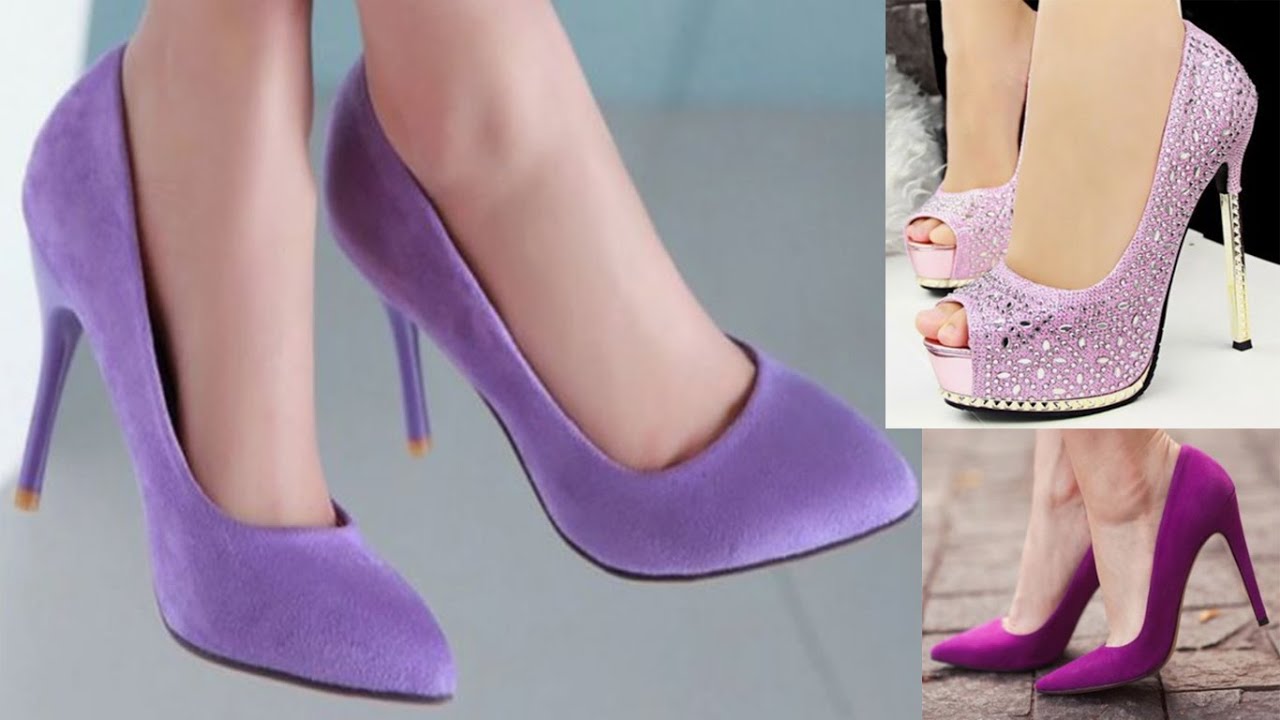 30+ PURPLE HIGH HEELS IDEAS 2021||DIFFERENT STYLES OF HEELS IDEAS FOR ...