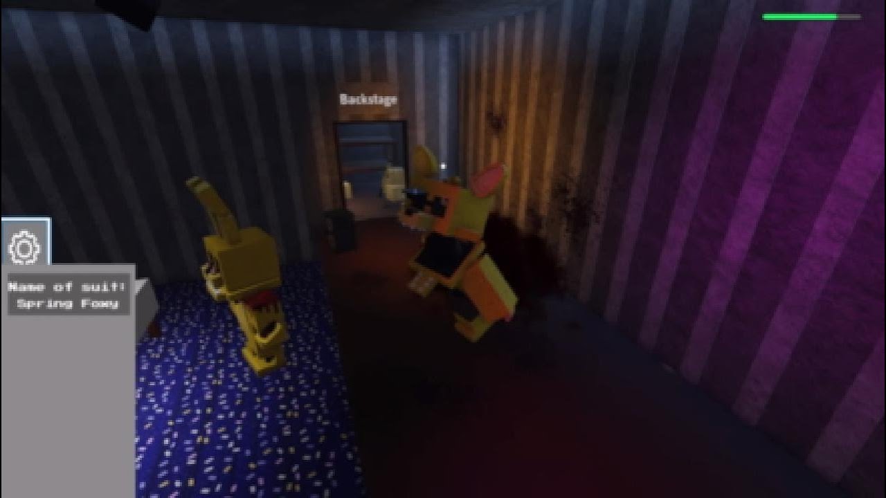 Spring version of foxy (Springlock showcase) - YouTube