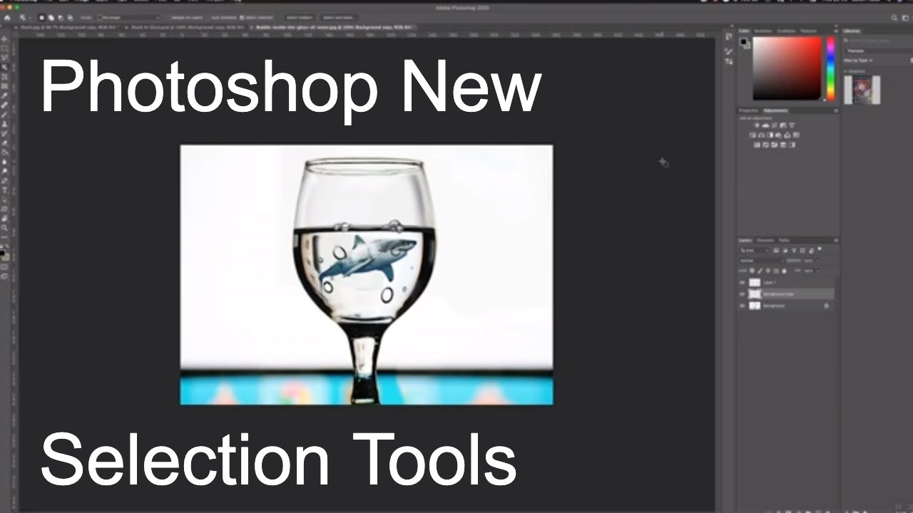 Adobe Photoshop - Using the New Subject & Object Selection Tools - YouTube