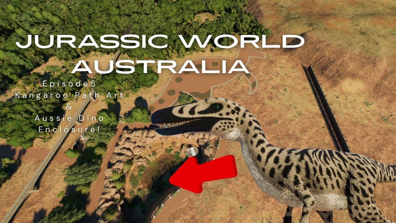 KANGAROO PATH ART! AUSSIE DINO! | JW AUSTRALIA (Ep.5) | JURASSIC WORLD ...