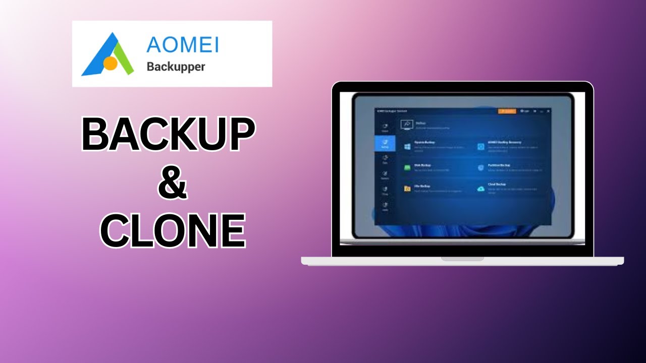 How to Easy Backups & Cloning For Windows with AOMEI Backupper - YouTube