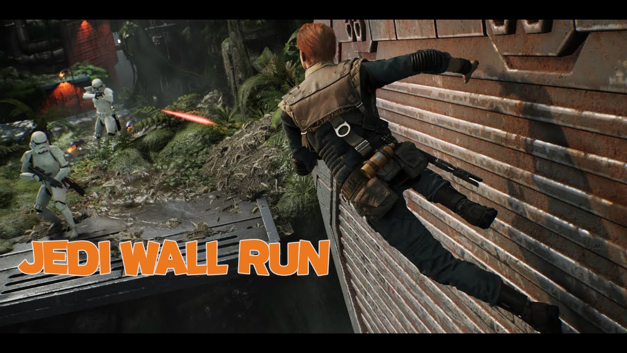 Jedi Wall Run in Unreal Engine 5 - YouTube