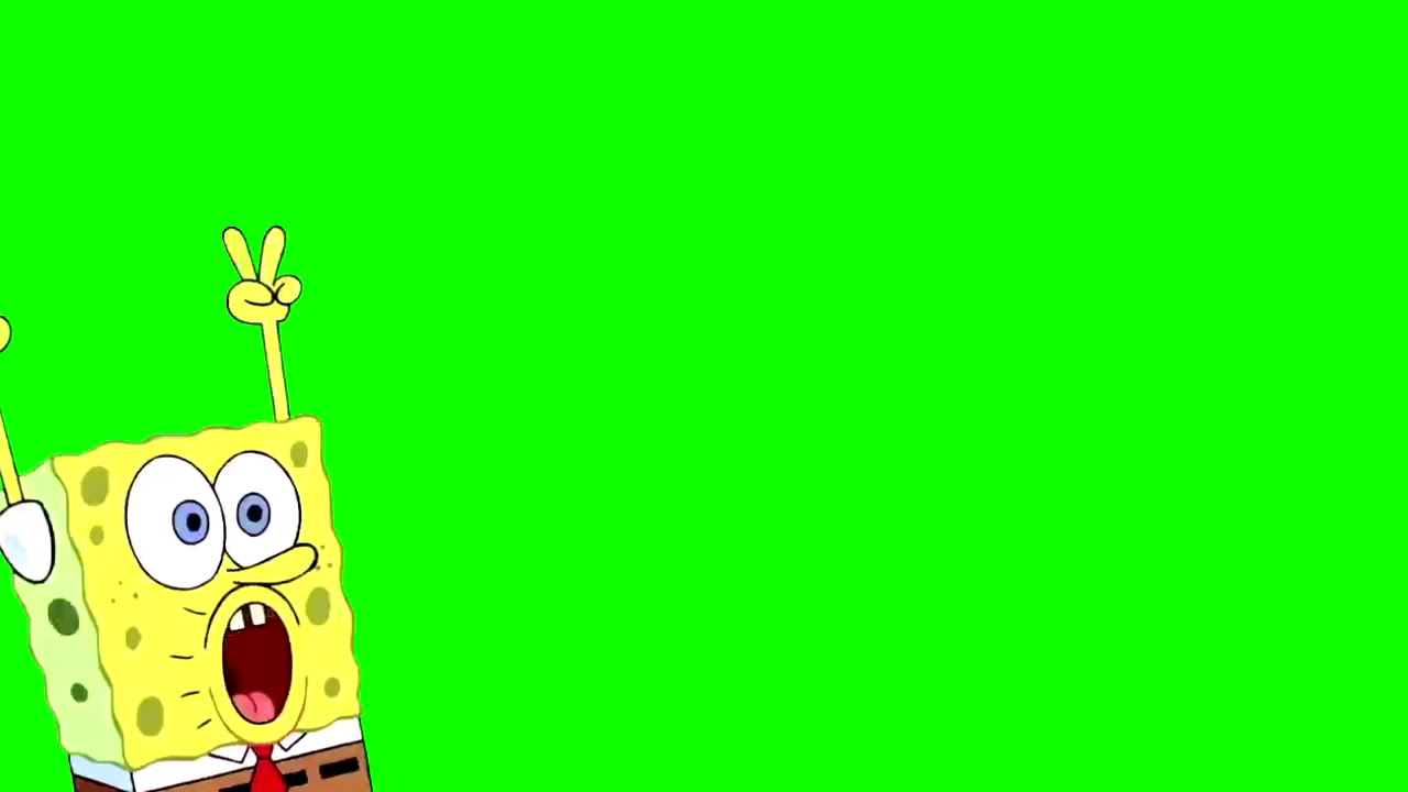 GREEN SCREEN SPONGEBOB - YouTube